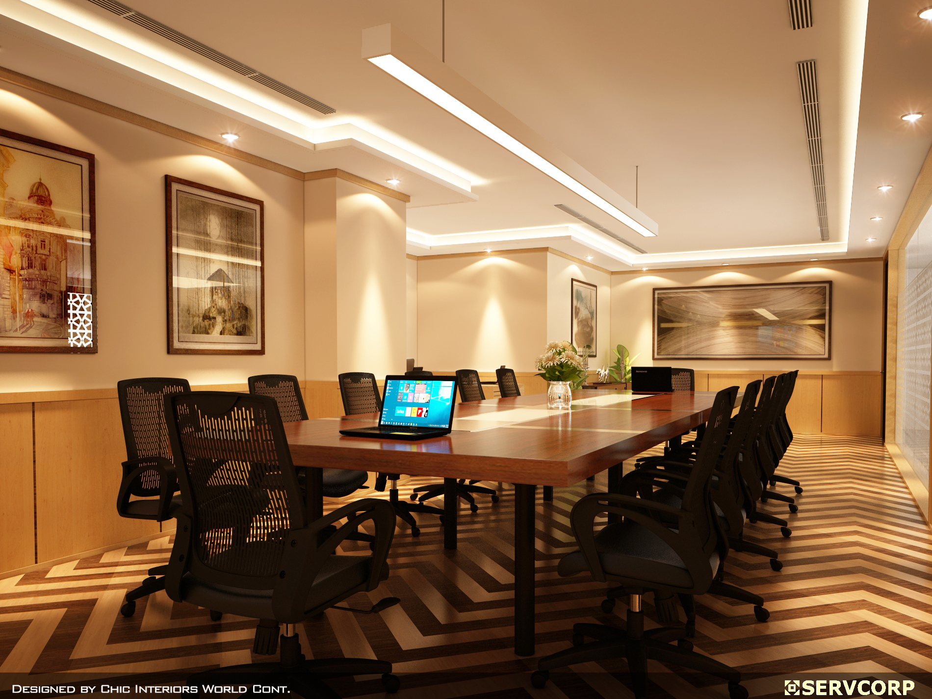 Servcorp Conference Room Interior Design | Office Interior Design ...