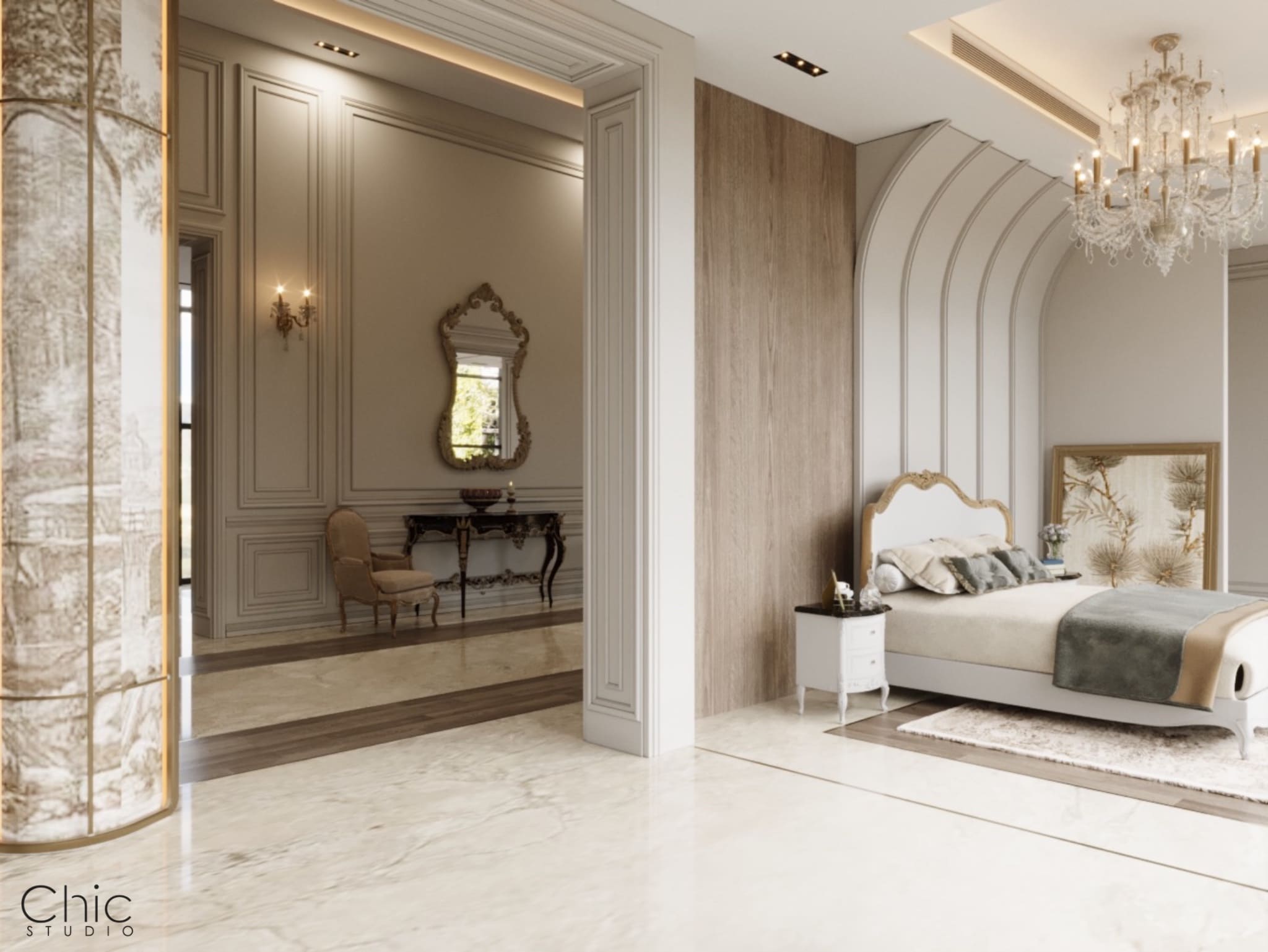 Al-Mukmal Showroom Interior Fit- out Project - Chic Studio